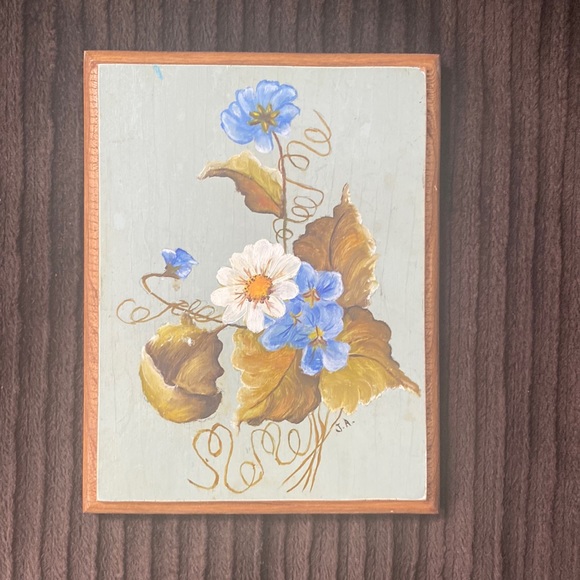 Wall Decor | Oil Painting Plaque | Poshmark